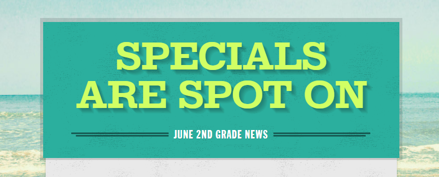 Art, Music, PE, & Library Media News | Memorial School