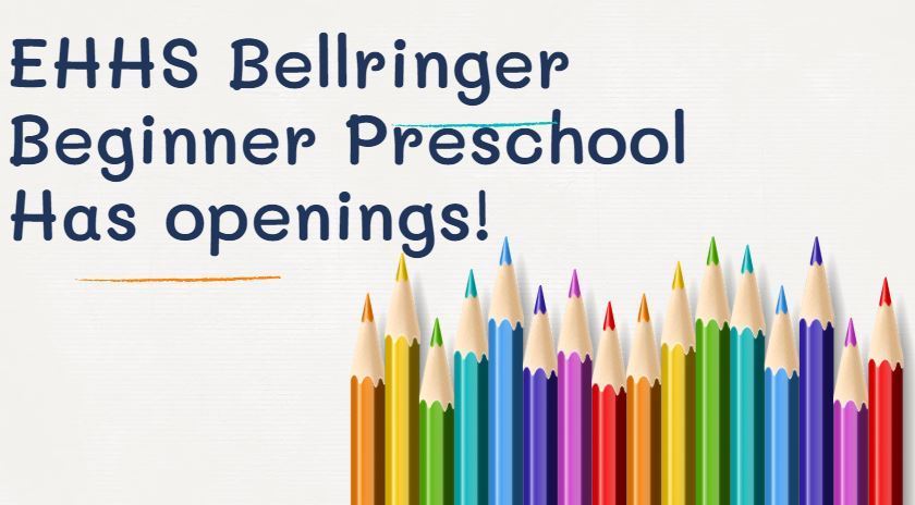 EHHS Bellringer Preschool enrollment open | East Hampton Public Schools
